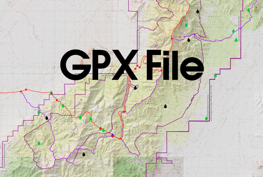 Basin and Range Trail Complete Planning Kit: Guidebook, Maps